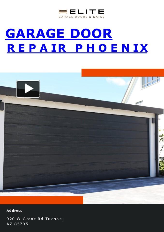 PPT – Garage Door Installation Phoenix AZ | Elite Garage Doors and ...