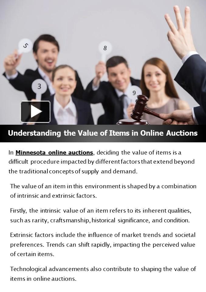 PPT – Understanding the Value of Items in Online Auctions PowerPoint ...