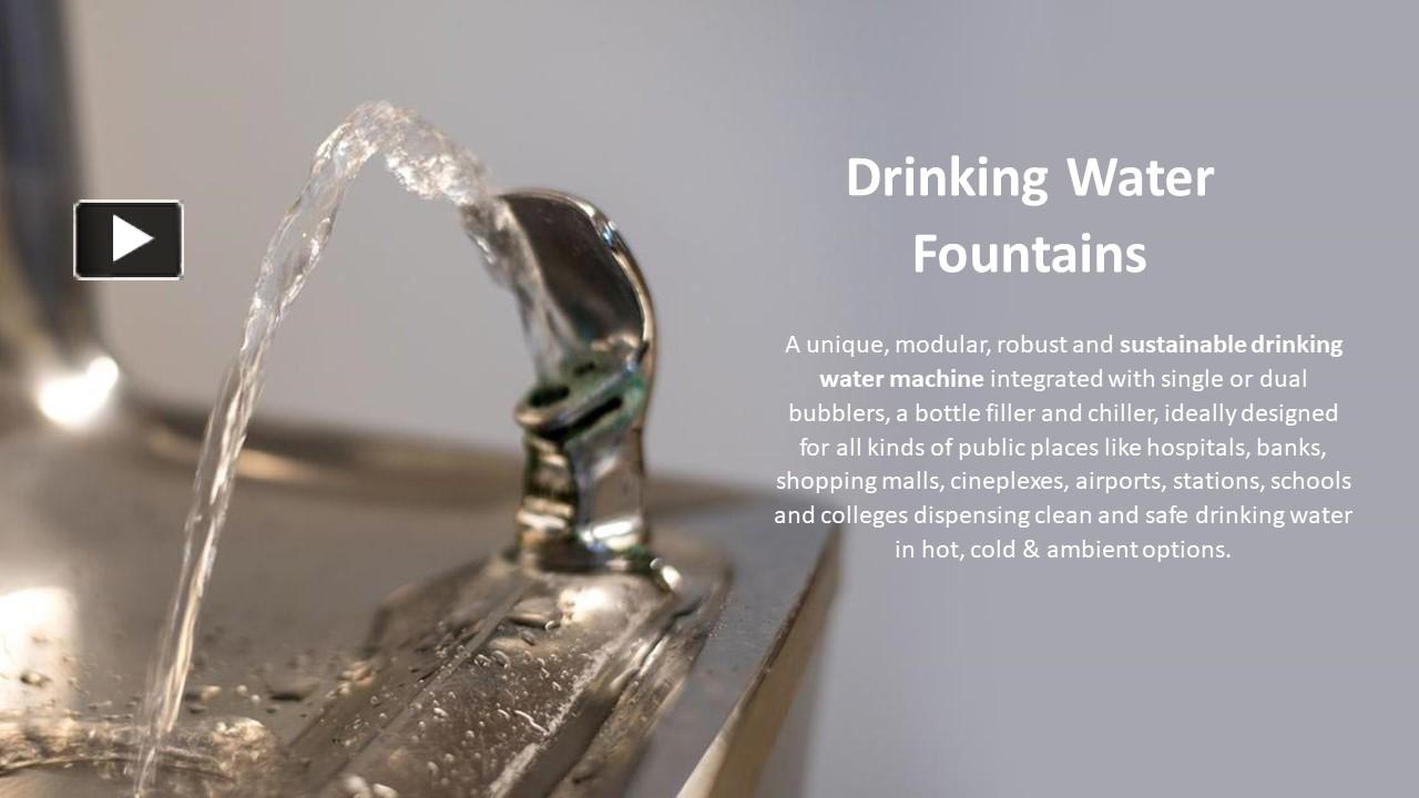 PPT – WAE – A Reputed Drinking Water Fountain Manufacturer of India ...