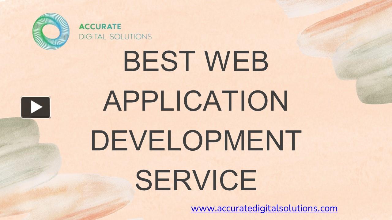 PPT – Best Web Application Development Service - www ...