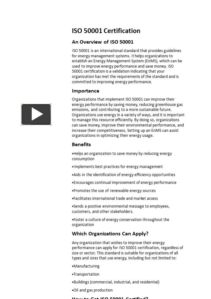 ISO 50001 presentation | free to download