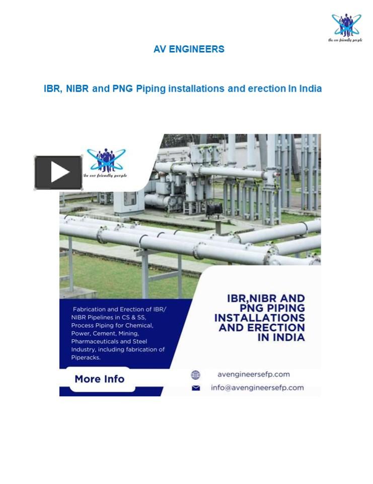 IBR,NIBR and PNG Piping installations and erection In India (2 ...