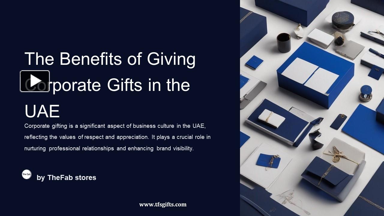 PPT – The Benefits of Giving Corporate Gifts in the UAE PowerPoint ...
