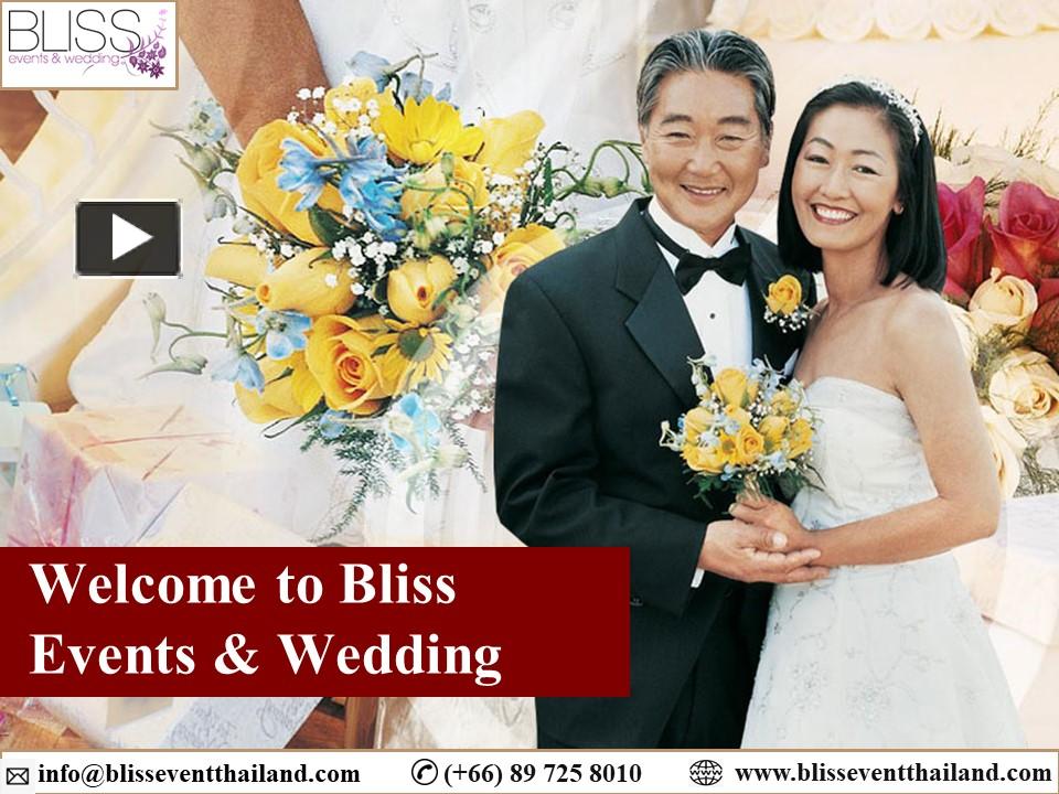 PPT – Welcome to Bliss Events & Wedding PowerPoint presentation | free ...
