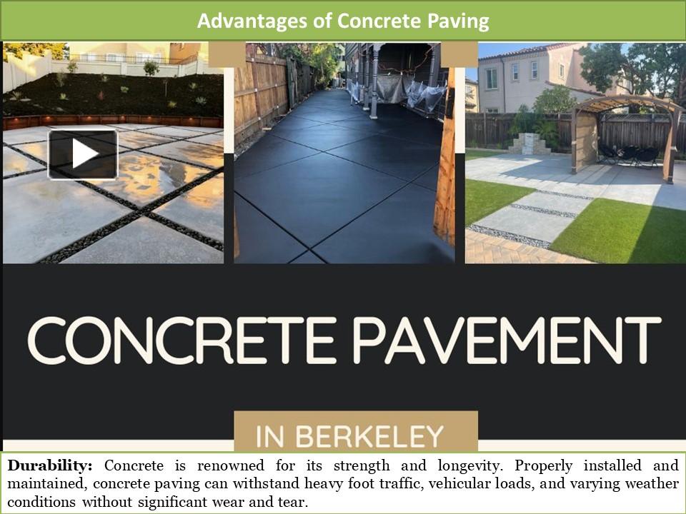 Advantages of Concrete Paving presentation | free to download