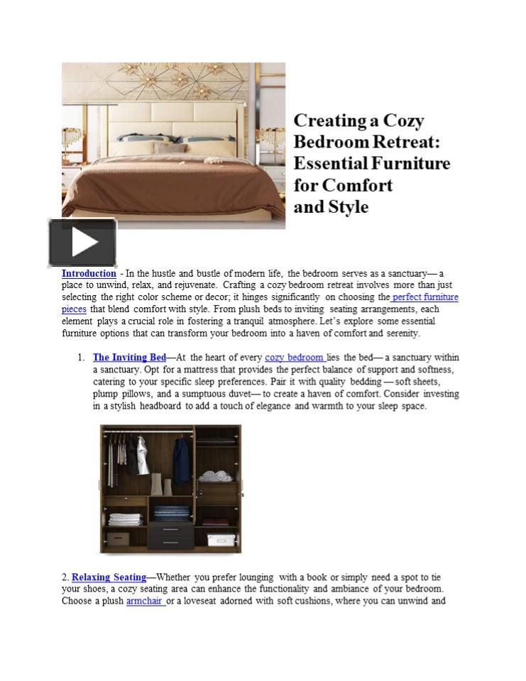 PPT – Create a cozy bedroom PowerPoint presentation | free to download ...