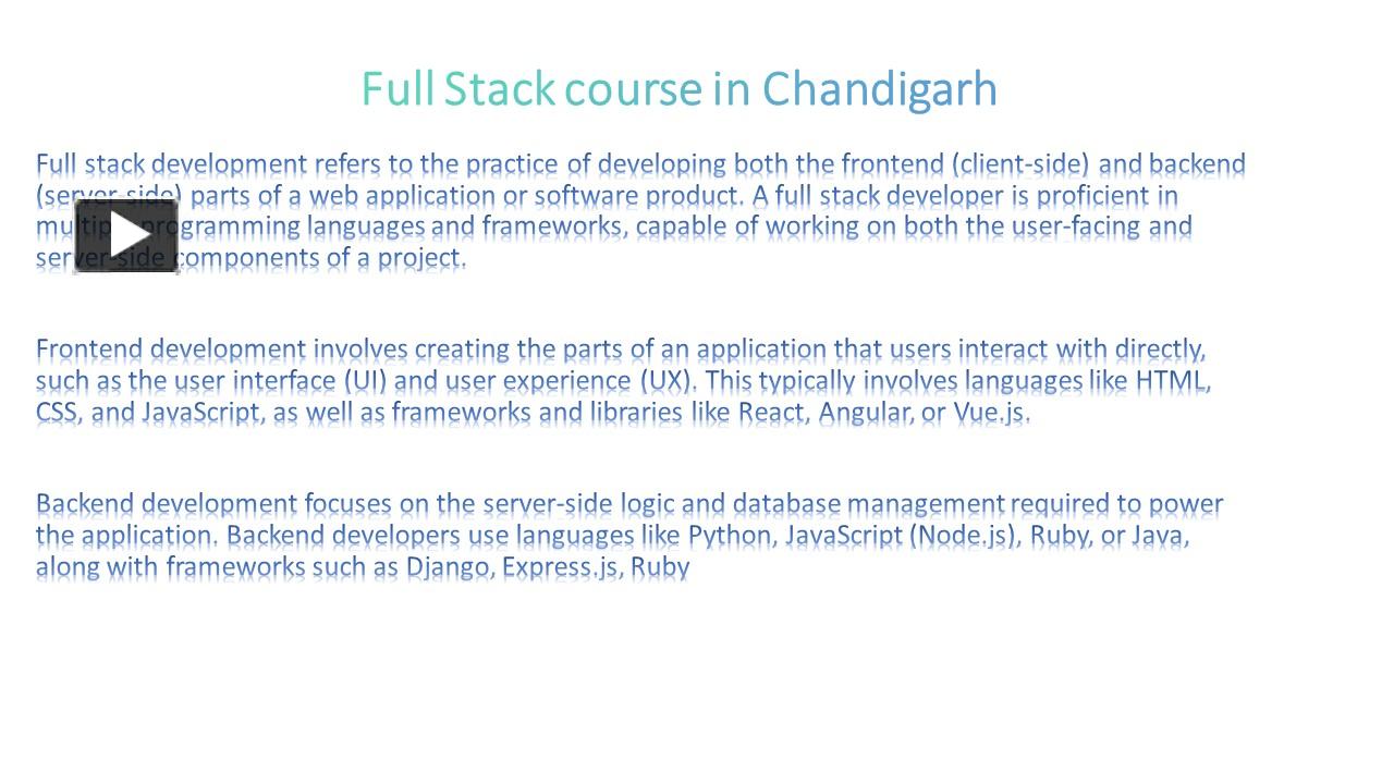 PPT – Full Stack PowerPoint presentation | free to download - id ...