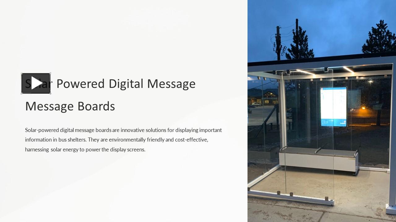 PPT – Solar-Powered-Digital-Message-Boards PowerPoint presentation ...