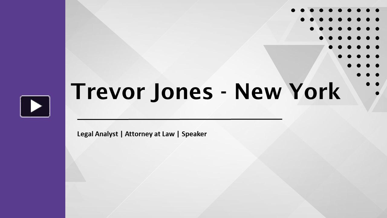 PPT – Trevor Jones - New York - A Strategic Innovator PowerPoint ...