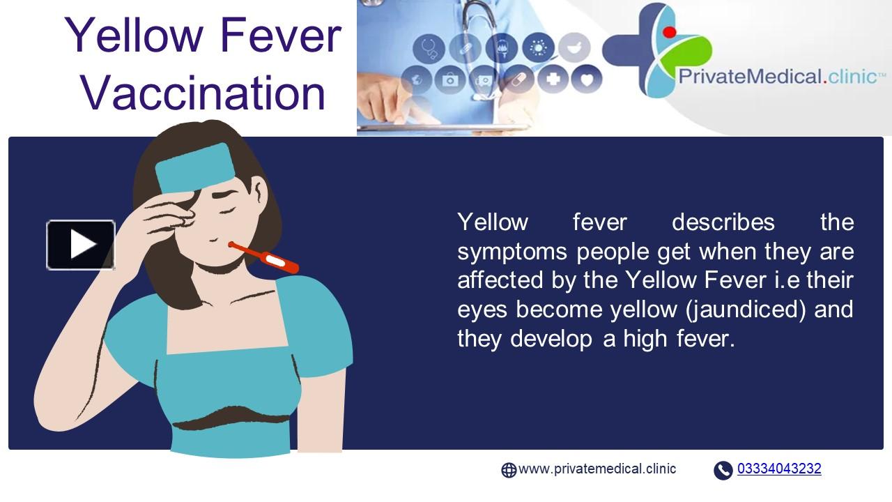 PPT – Yellow fever Vaccination PowerPoint presentation | free to ...