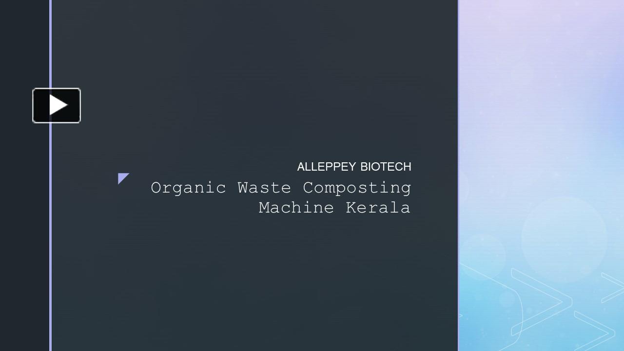 PPT – Organic waste composting machine kerala PowerPoint presentation ...