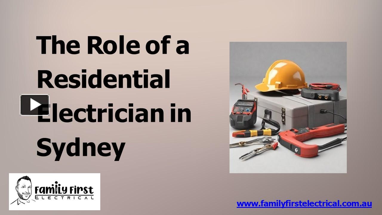 PPT – Residential Electrician Sydney PowerPoint presentation | free to ...