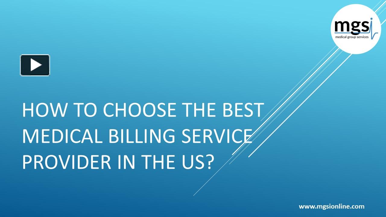 How to Choose the Best Medical Billing Service Provider in the US ...