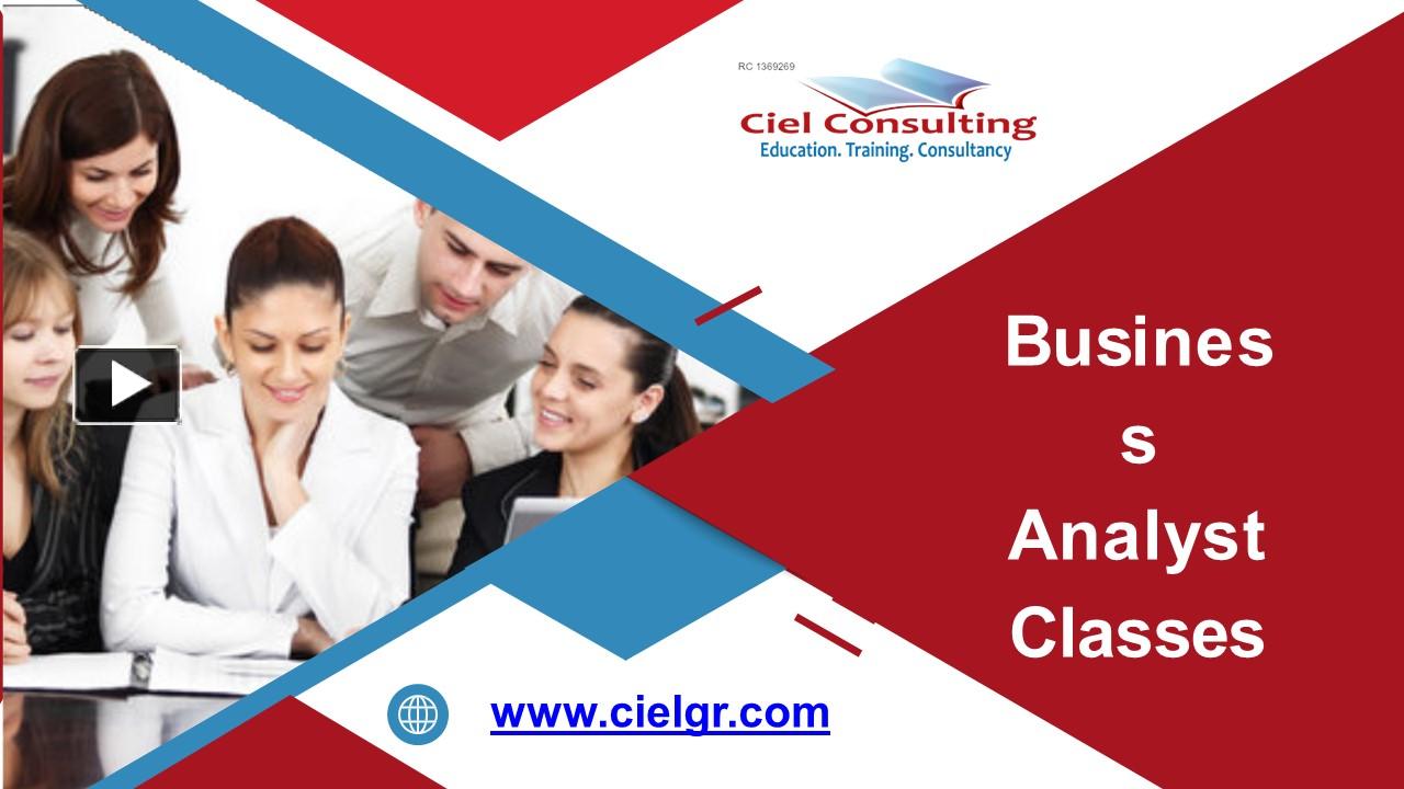 Business Analyst Classes presentation | free to download