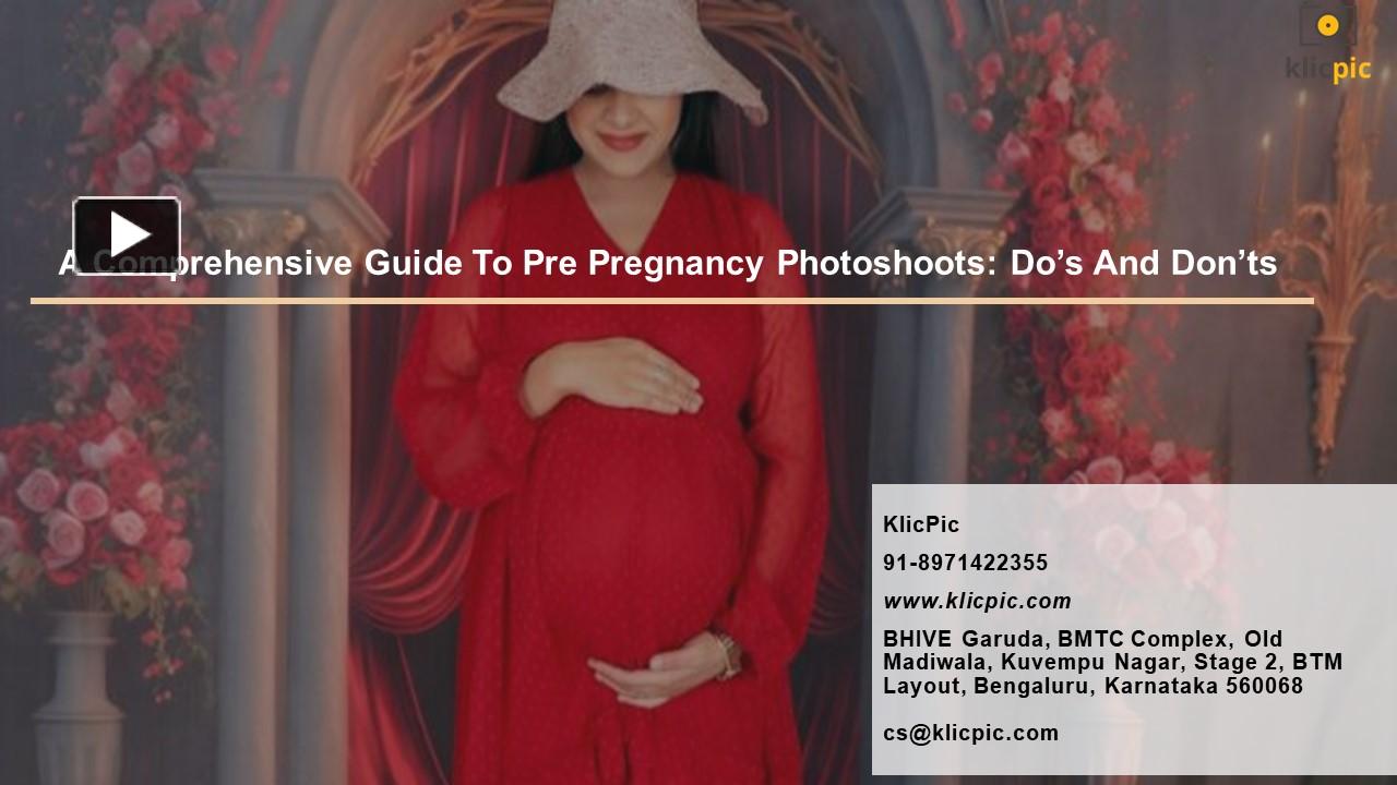 A Comprehensive Guide To Pre Pregnancy Photoshoots: Do’s And Don’ts ...