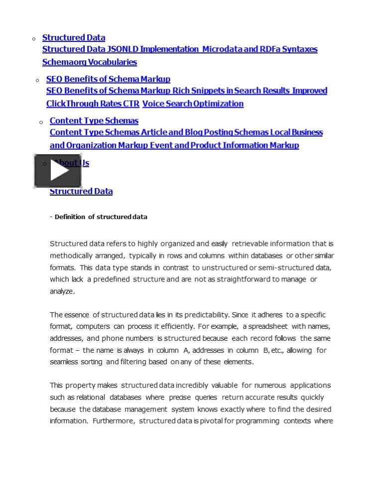 PPT – How Structured data benefits search engines and user experience ...