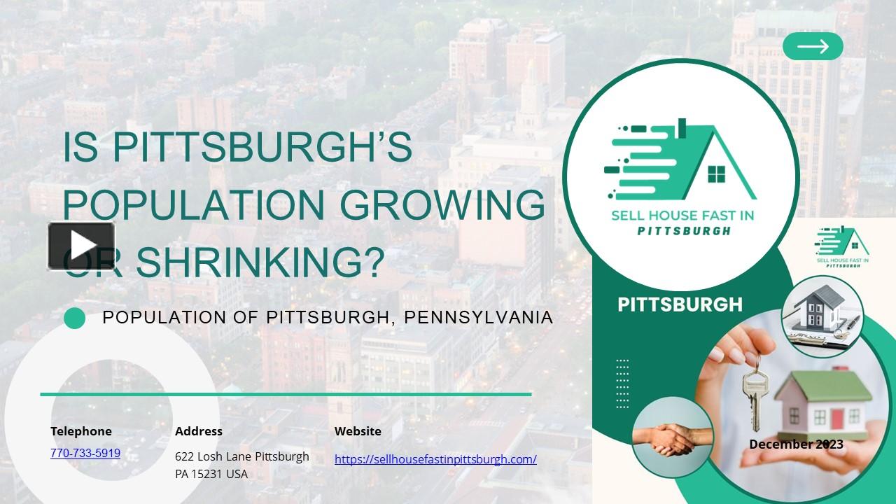 Navigating Pittsburgh's Population Paradox: Trends, Challenges, and ...