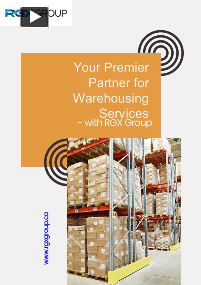 PPT – Your Premier Partner for Warehousing Services PowerPoint ...