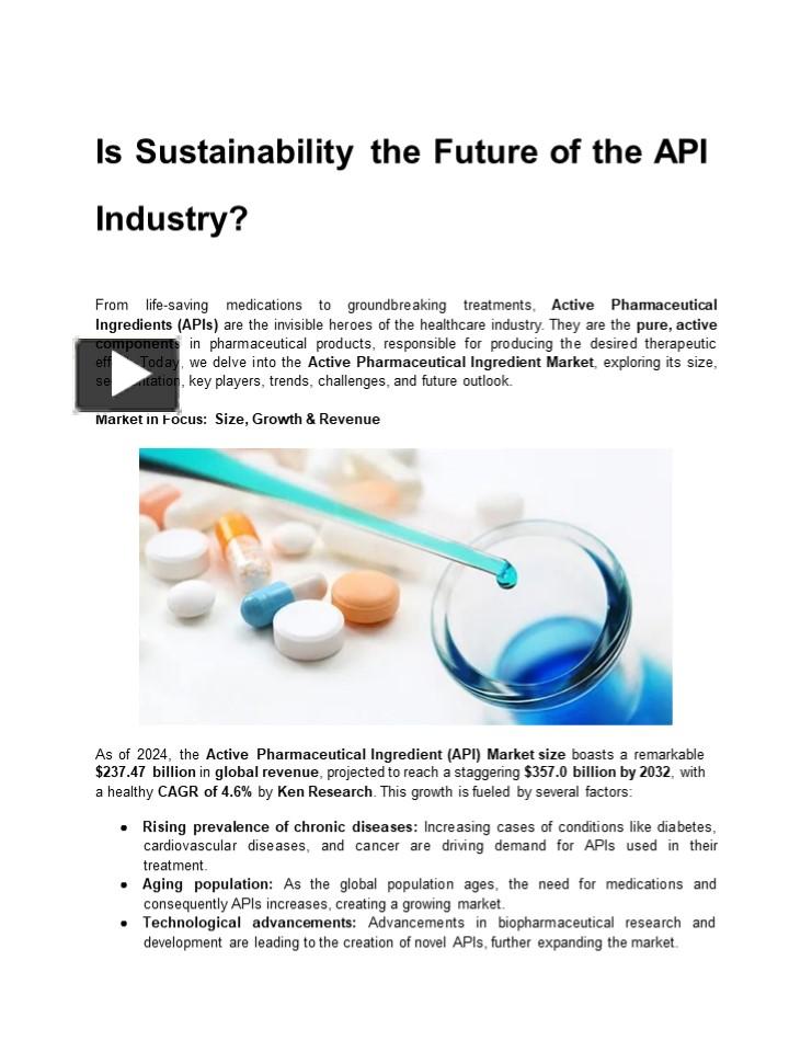 PPT – API Market Trends, Size and Future Outlook PowerPoint ...