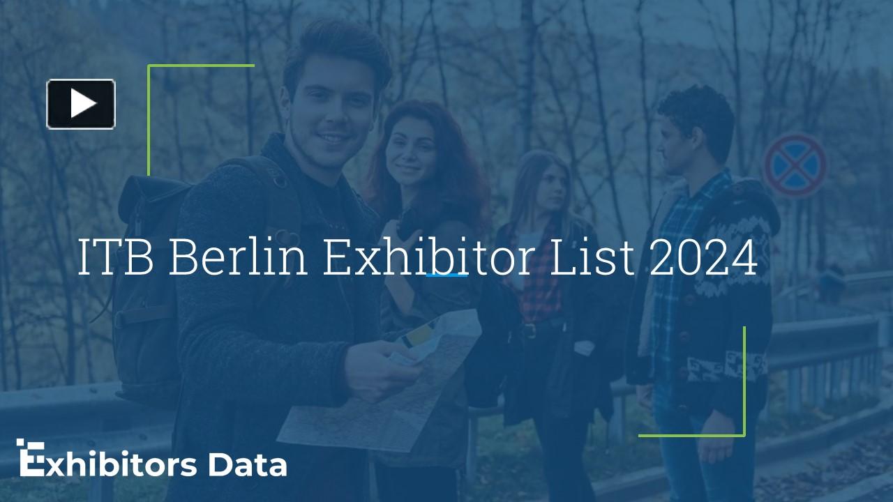 ITB Berlin Exhibitor List 2024 presentation | free to download