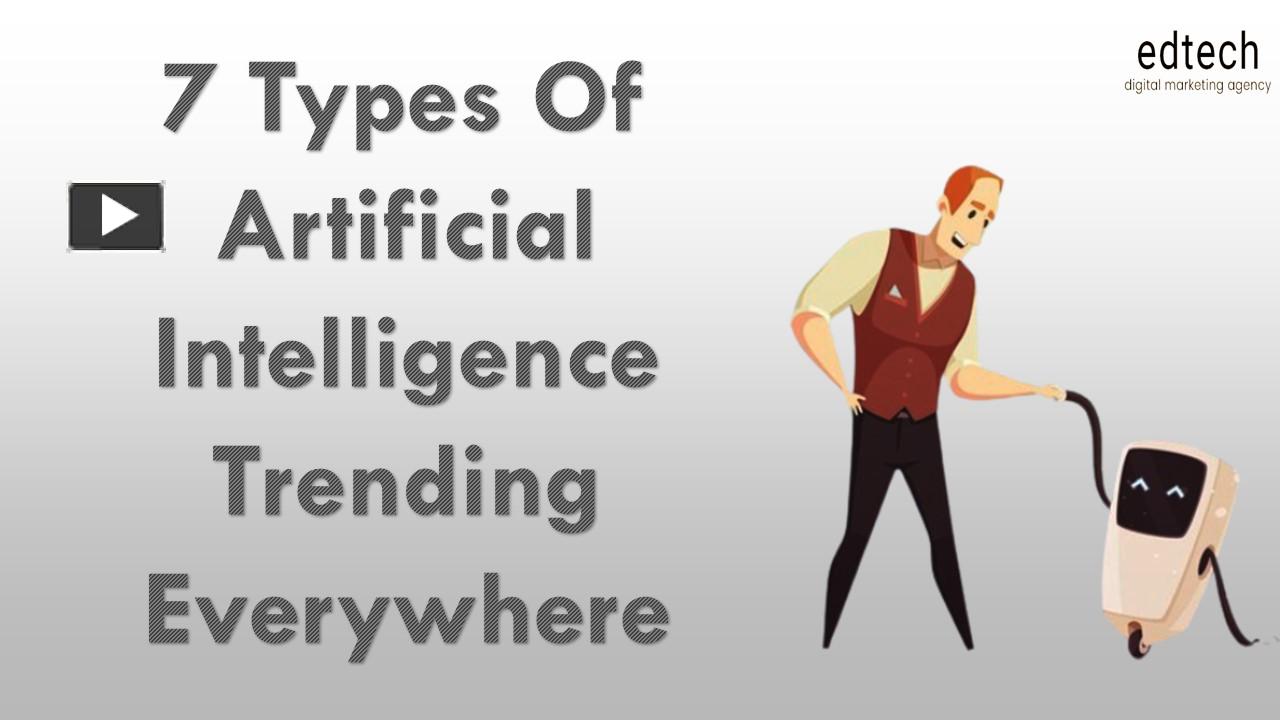 PPT – 7 Types Of Artificial Intelligence Trending Everywhere PowerPoint ...