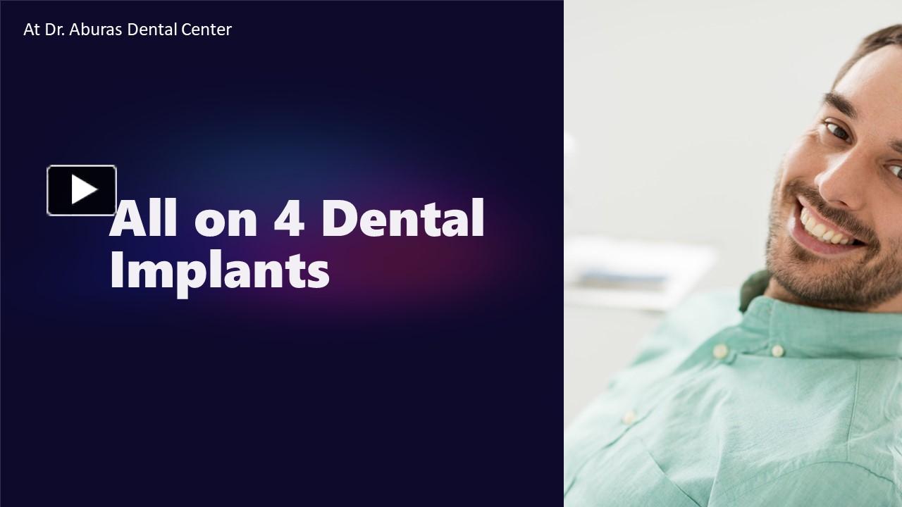 All On 4 Dental Implants Presentation Free To Download