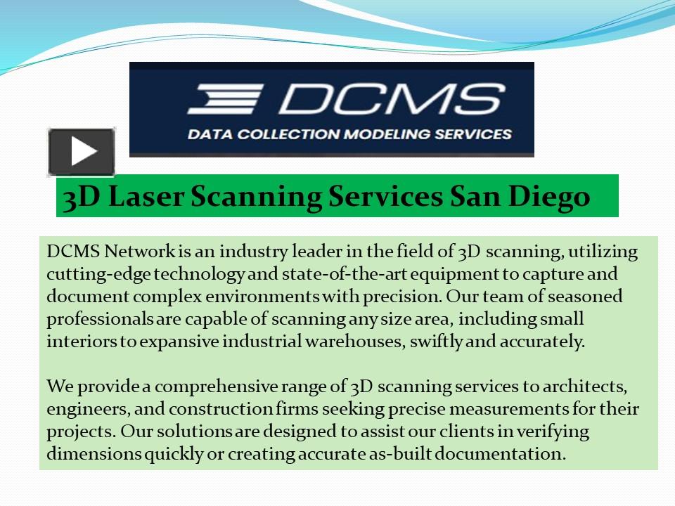 PPT – 3D Laser Scanning Services San Diego PowerPoint presentation ...
