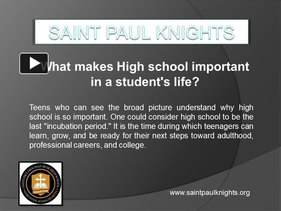 PPT – Private schools worcester- Saint Paul Jr-Sr High School ...
