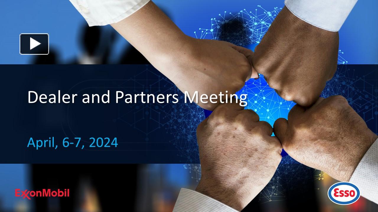 Dealer & Partners Meeting presentation | free to download