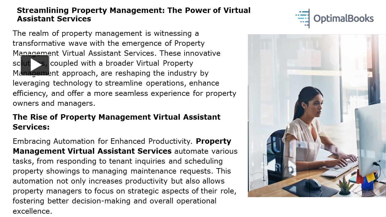 PPT – Streamlining Property Management: The Power of Virtual Assistant ...