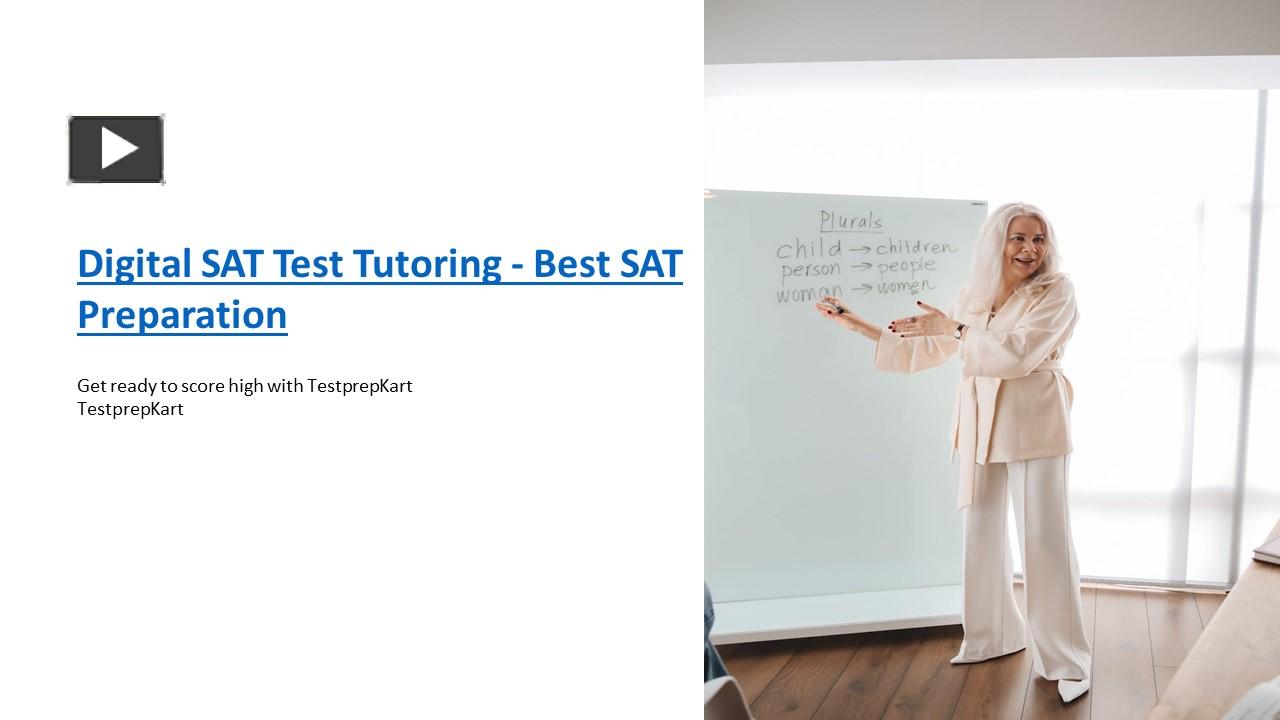 Digital Sat Test Tutoring - Best SAT Preparation presentation | free to ...