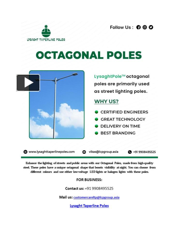 PPT – High quality street light poles manufacturer and supplier in ...