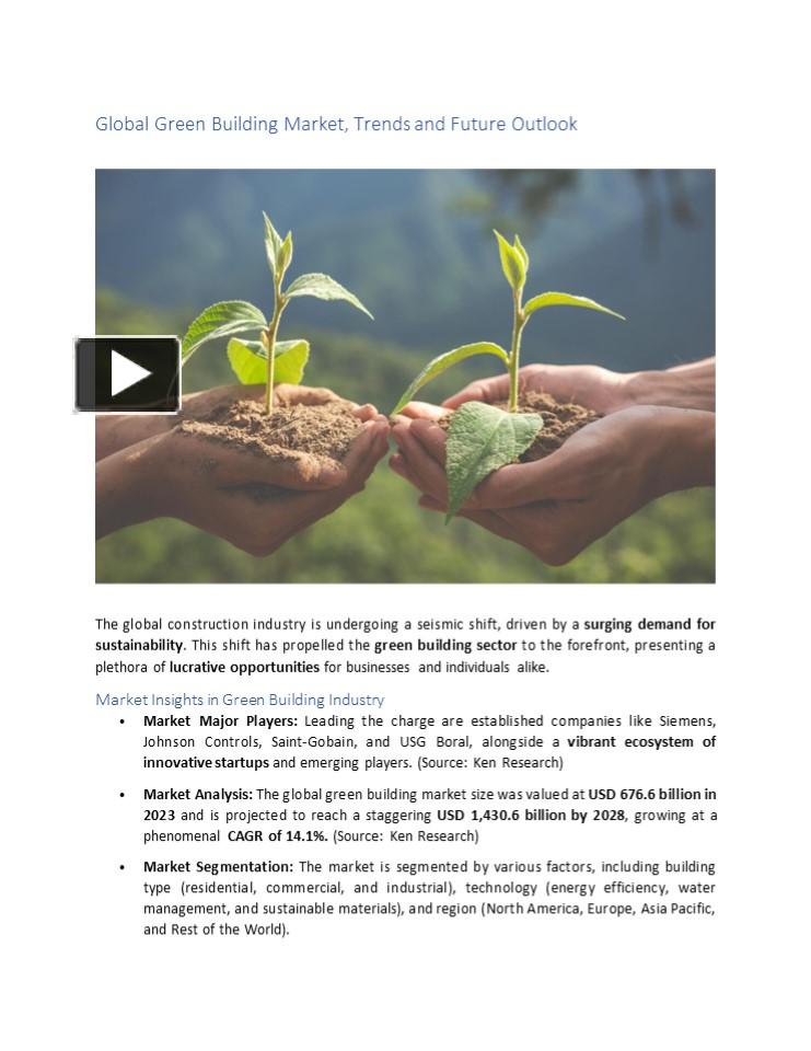PPT – Global Green Building Market, Trends and Future Outlook ...