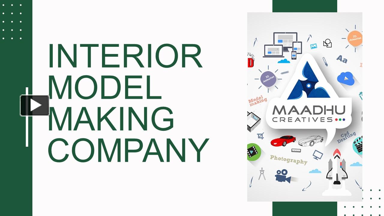 Leading Interior Model Making Firm in India presentation | free to download