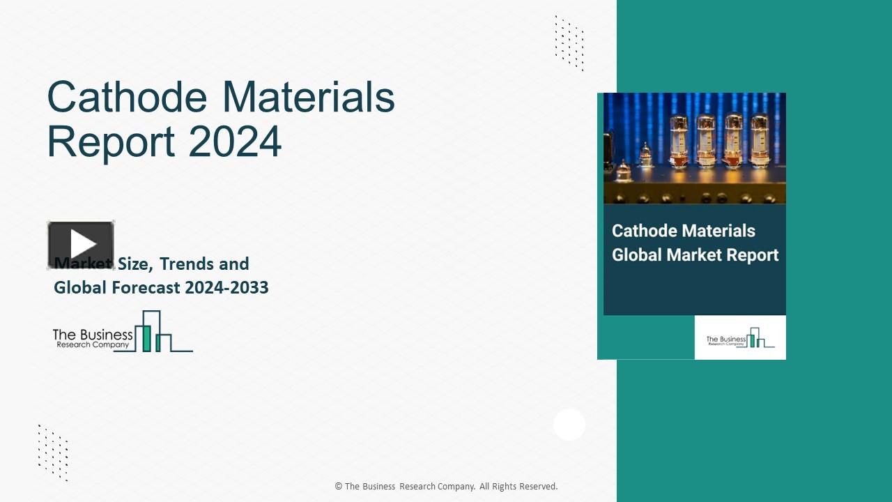 Cathode Materials Market Size, Share, Trends Analysis And Forecast 2033 ...