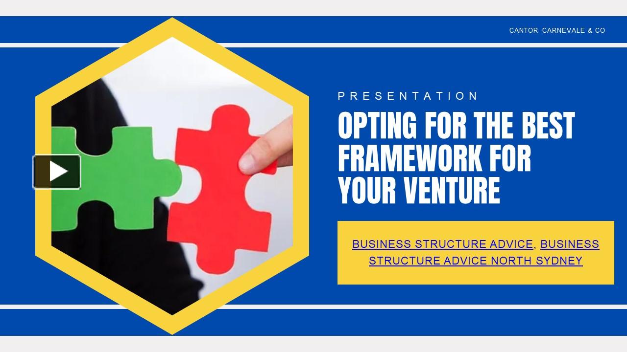 PPT – Opting For the Best Framework for Your Venture PowerPoint ...