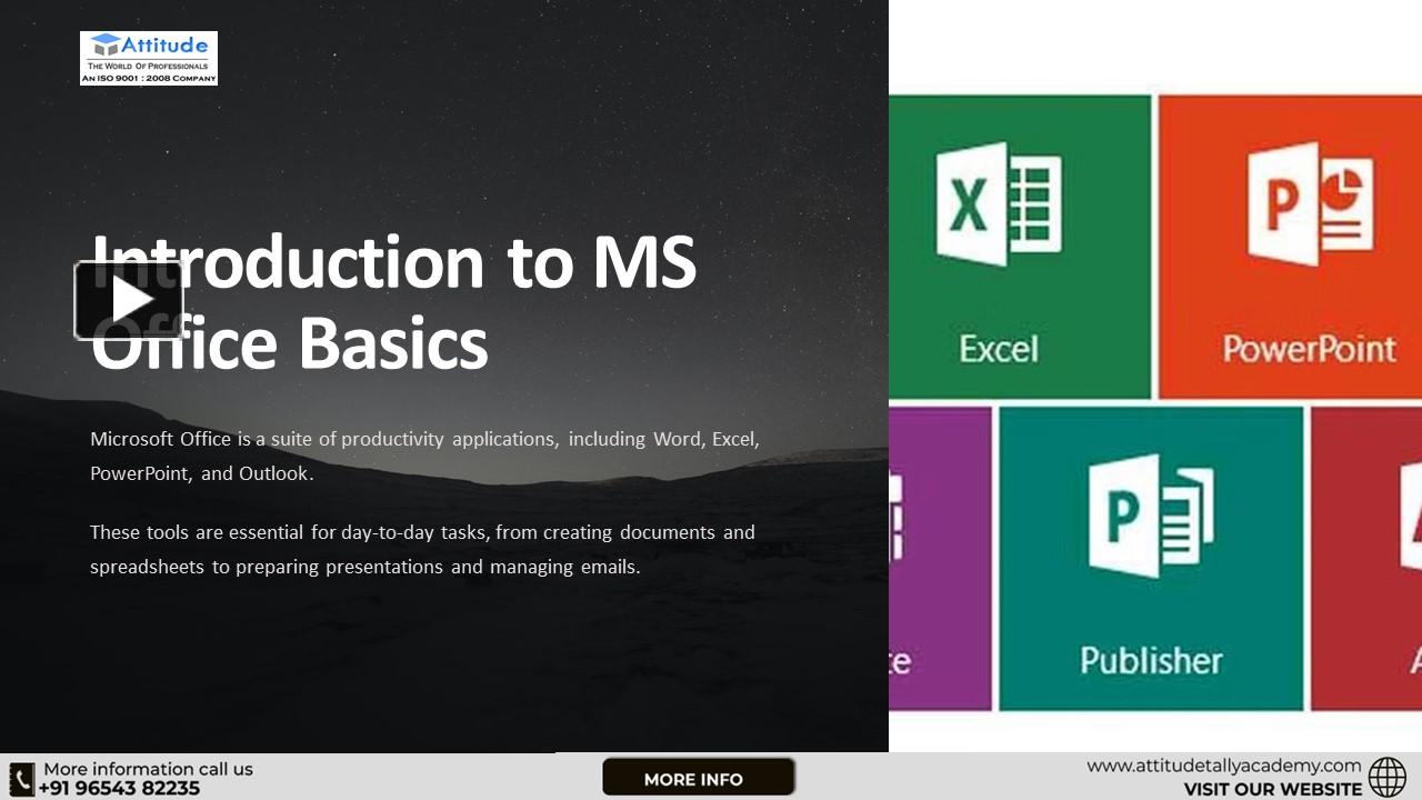 How to Boost Your Computer Skills with MS Office Basics presentation ...