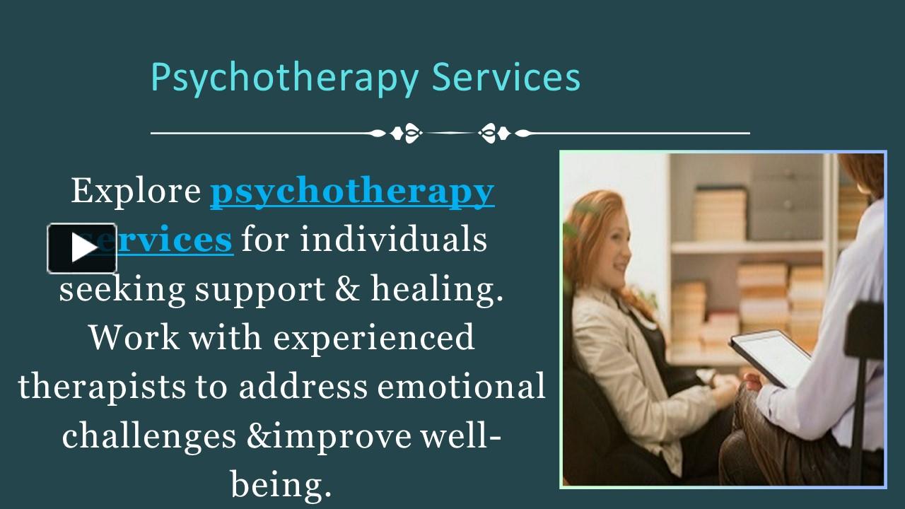 PPT – Psychotherapy Services PowerPoint presentation | free to download ...