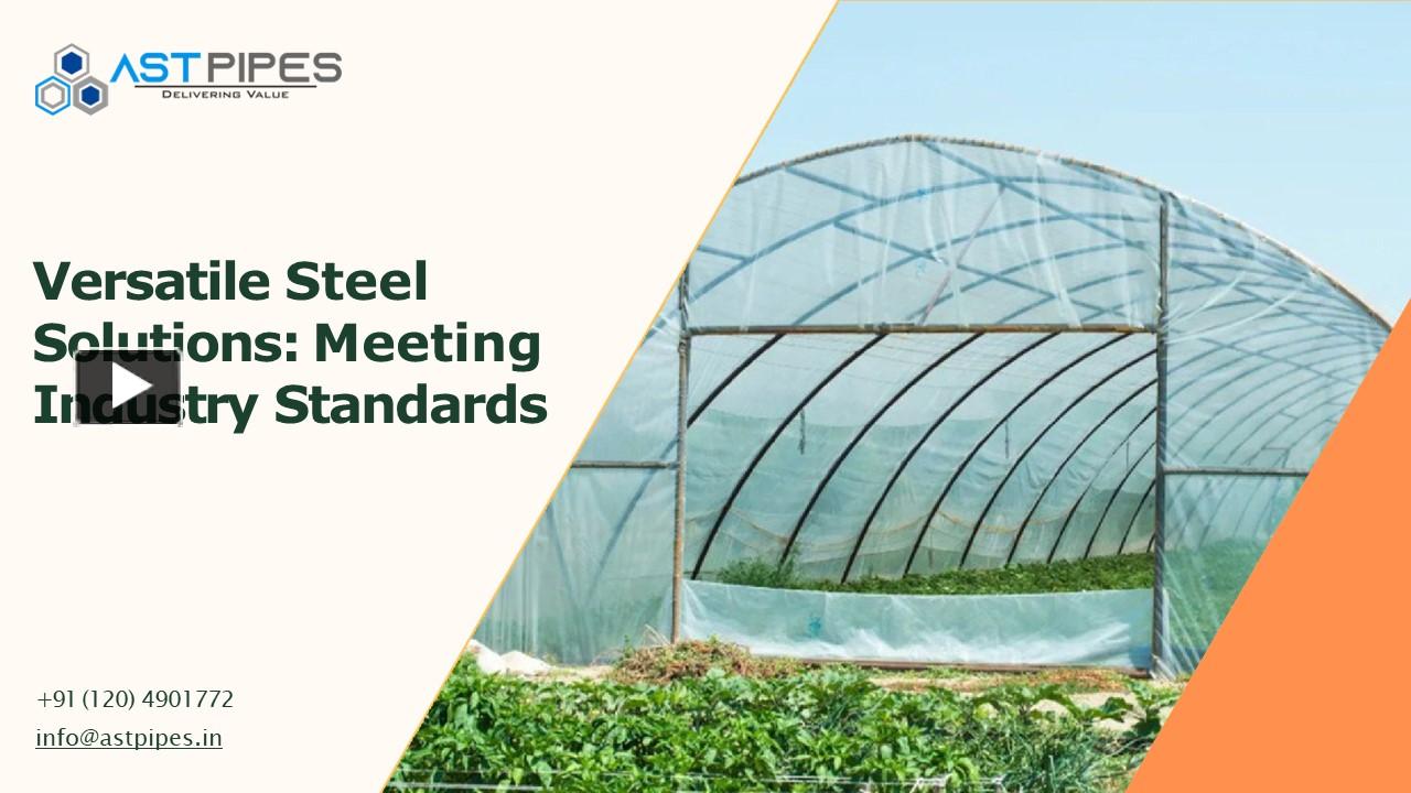 PPT – Versatile Steel Solutions: Meeting Industry Standards PowerPoint ...