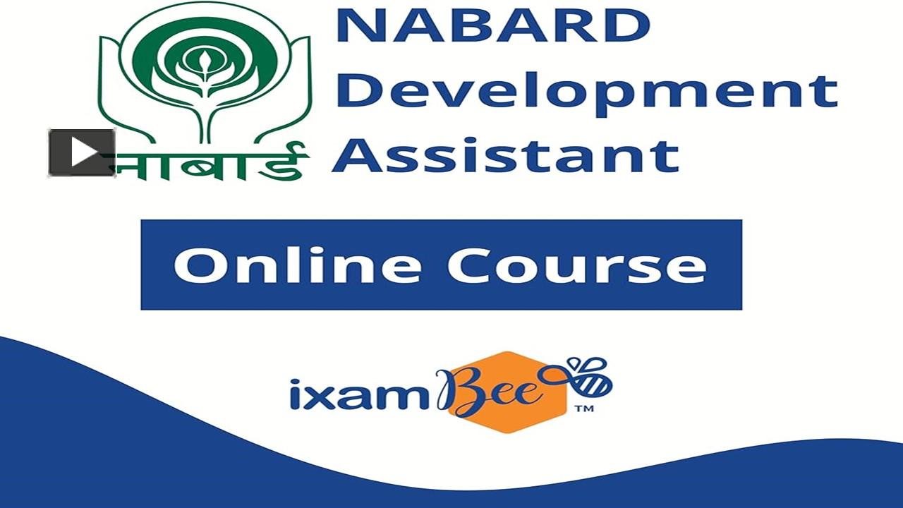 PPT – NABARD grade A Exam overview, Study plan, online course ...