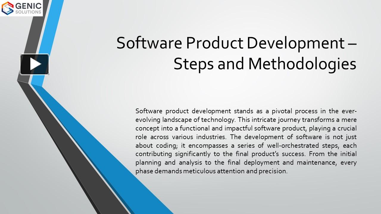 PPT – Software Product Development – Steps and Methodologies PowerPoint ...