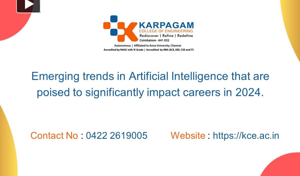 Emerging trends in Artificial Intelligence that are poised to ...