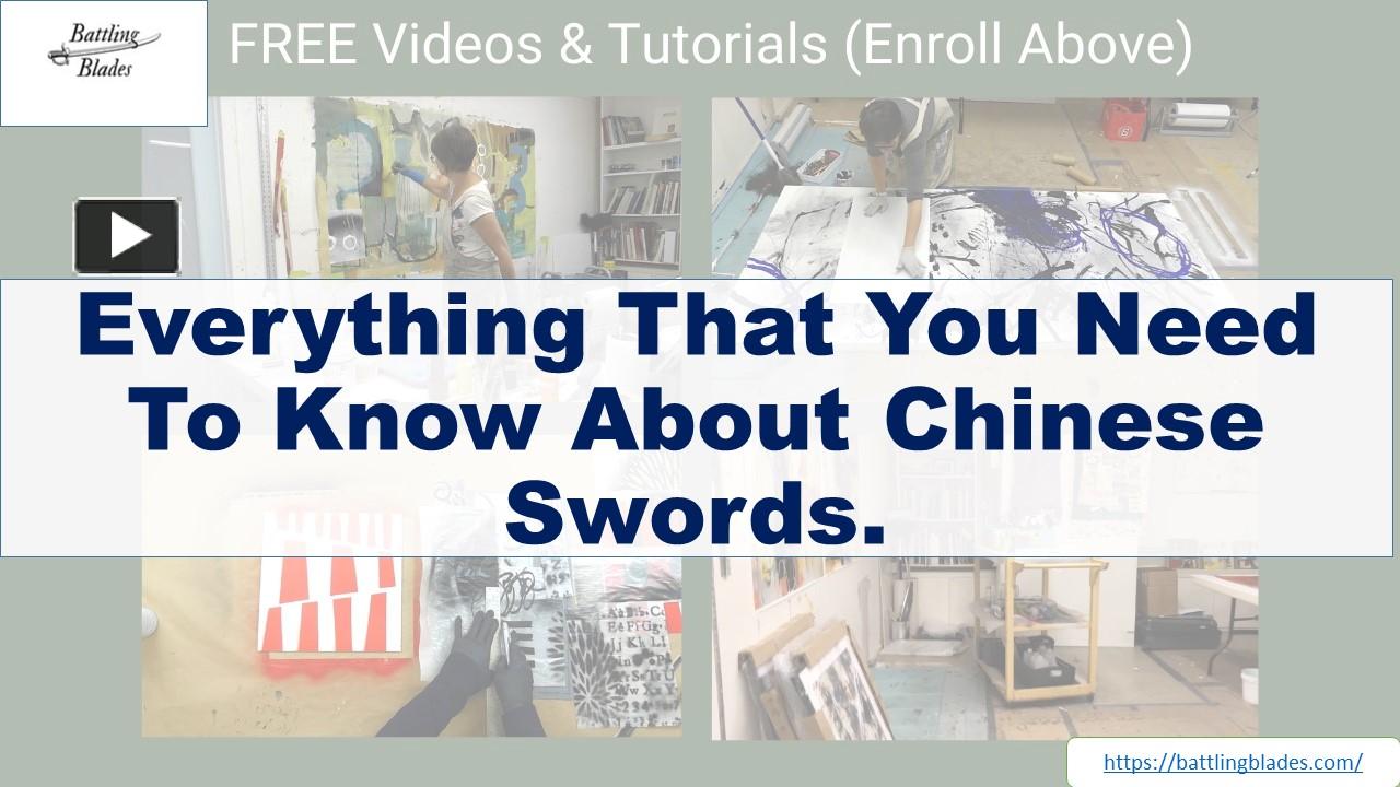 PPT – Everything That You Need To Know About Chinese Swords PowerPoint ...