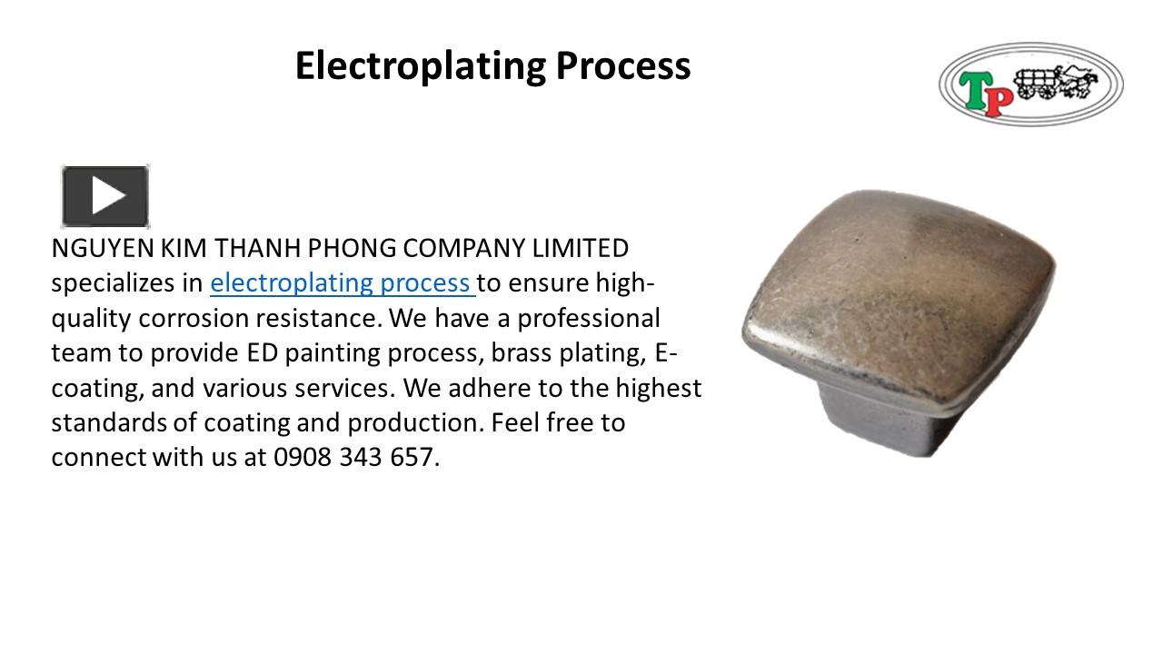 Ppt Electroplating Process Powerpoint Presentation Free To Download