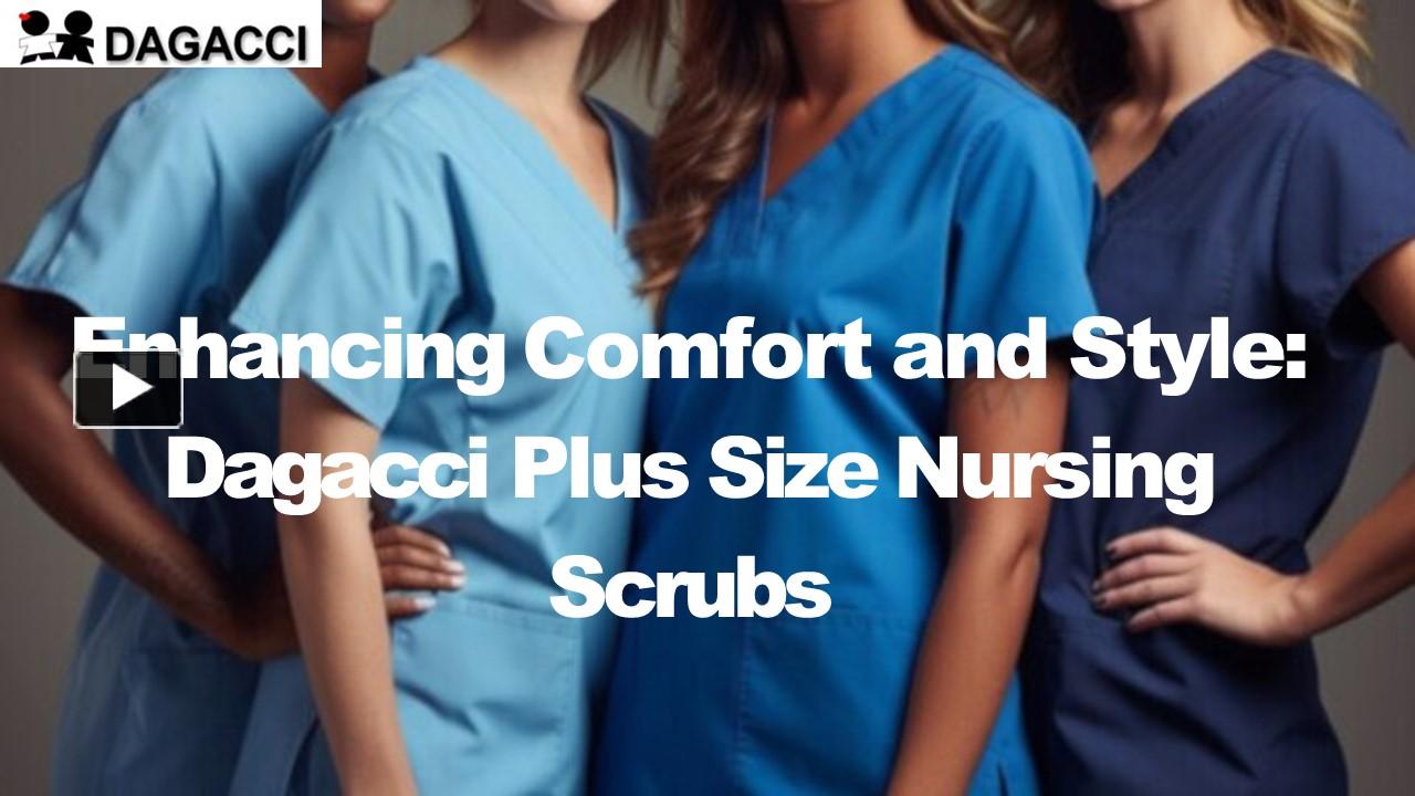 Dagacci's Plus Size Nursing Scrubs: Where Functionality Meets Fashion ...