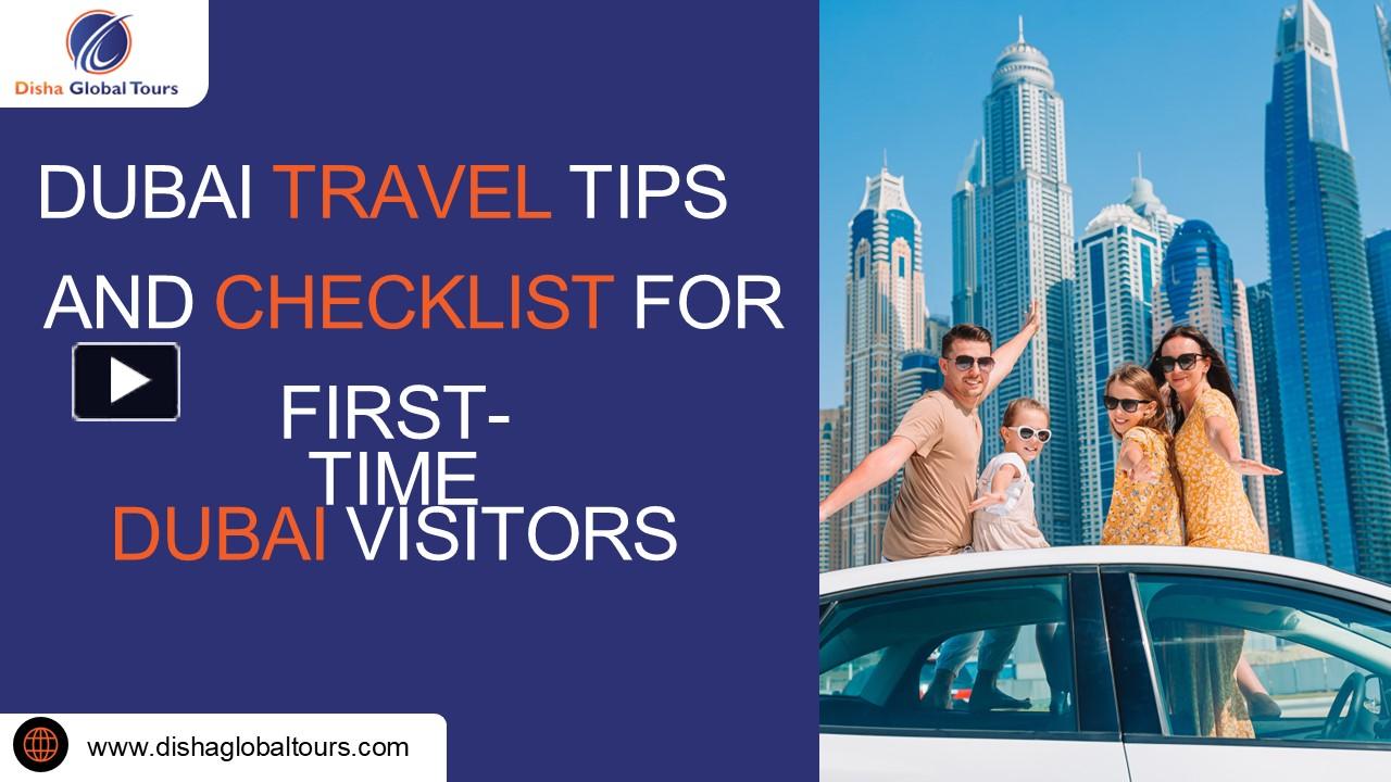 Dubai Travel Tips and Checklist for First-Time Dubai Visitors ...