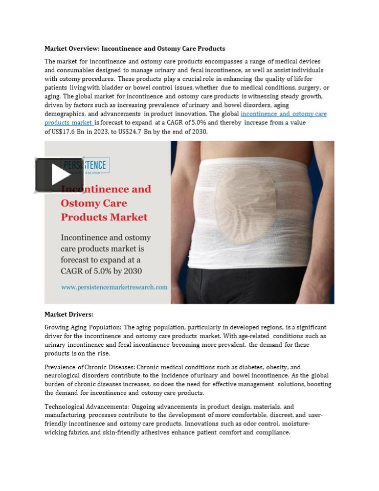 Incontinence and Ostomy Care Products Market: Navigating Growth Amidst ...