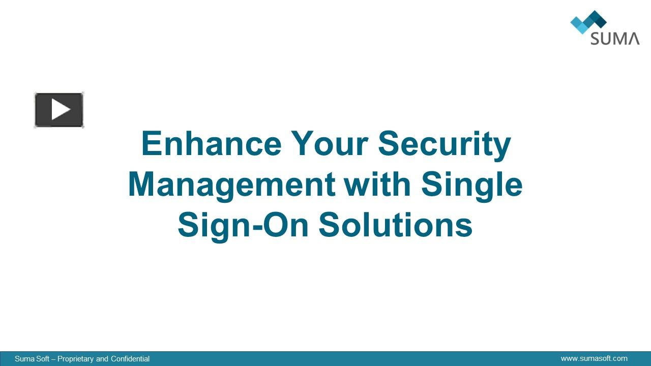 PPT – Single Sign-On Solution PowerPoint presentation | free to ...