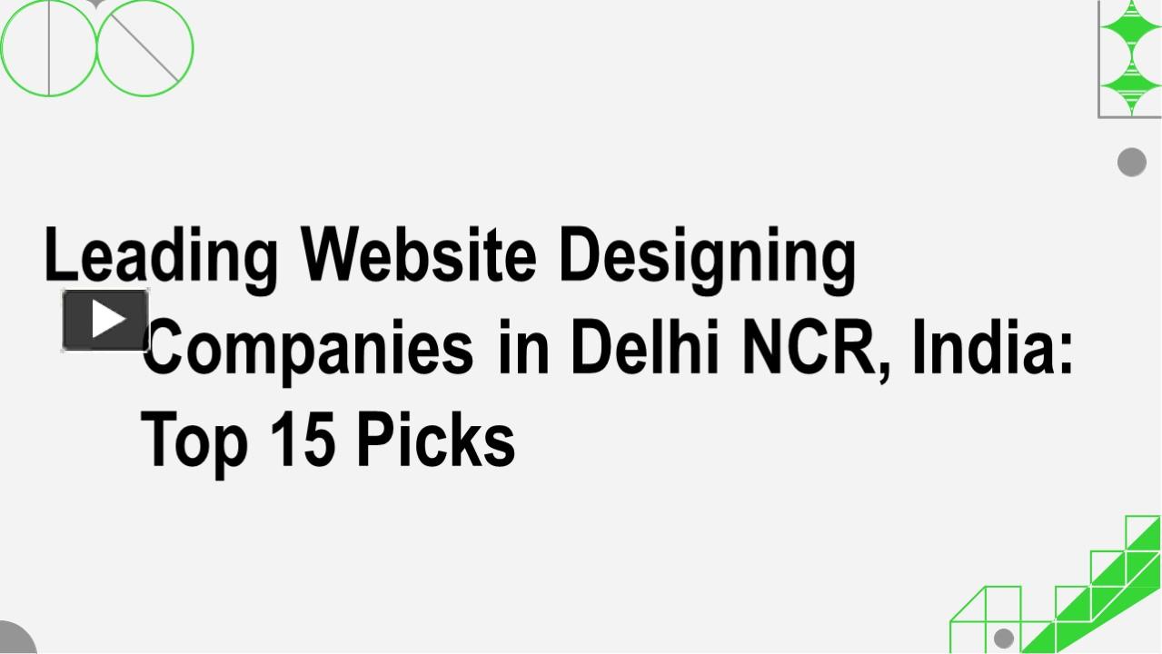 PPT – List of Top 15 Website Designing Companies in Delhi NCR, India ...