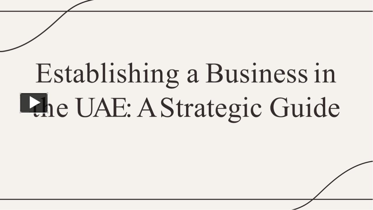 PPT – Setting up a company in the UAE PowerPoint presentation | free to ...